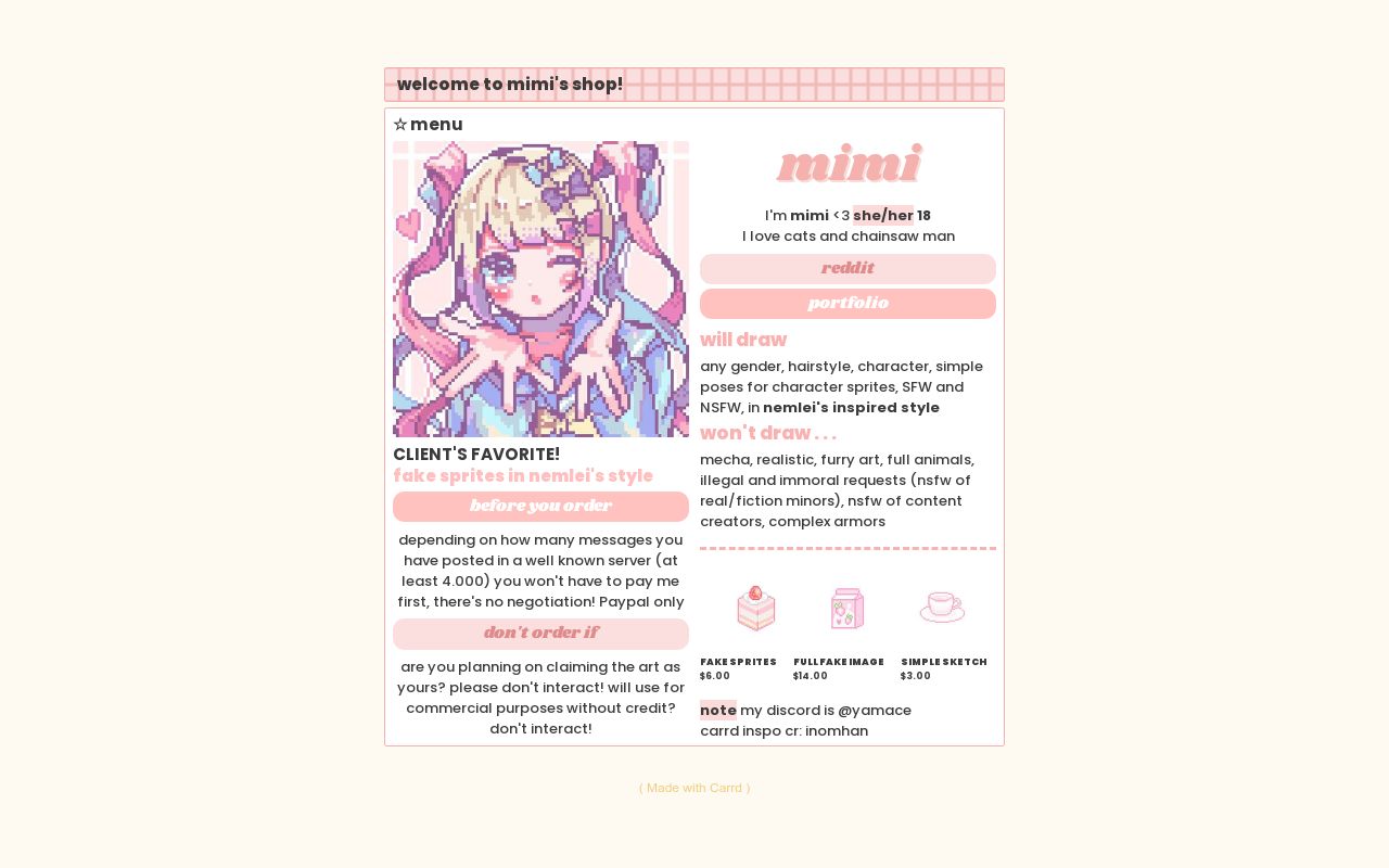 mimi's shop